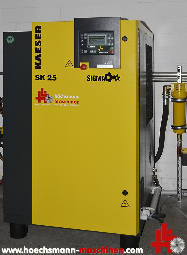 KAESER Schraubenkompressor SK 25 gebraucht von hoechsmann maschinen ...